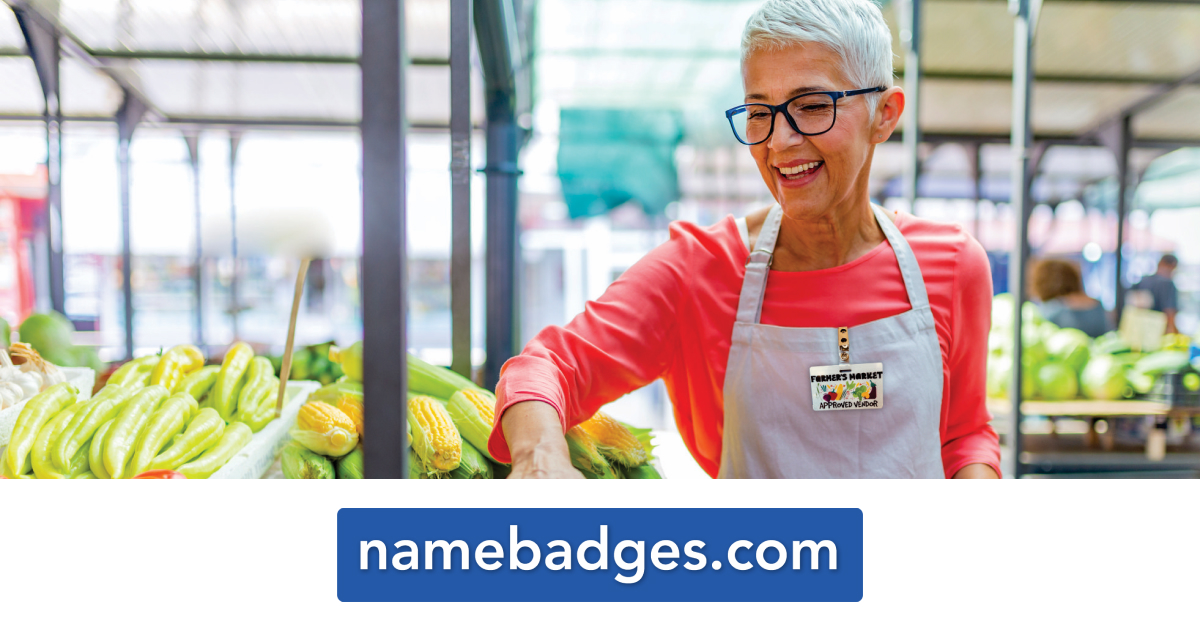 ID Name Badge with Lanyard | Design Custom Online | NameBadges.com